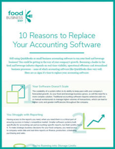 10 Reasons to Replace Accounting Software - FoodBusiness ERP